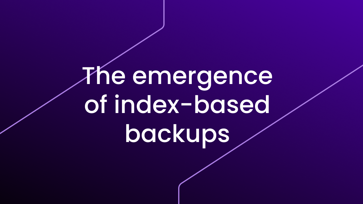 Data Backup: Traditional vs. Index-Based Methods