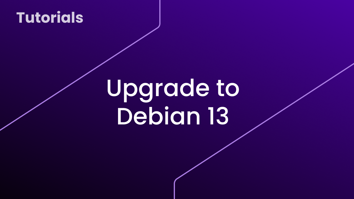 Upgrade Debian 12 to Debian 13